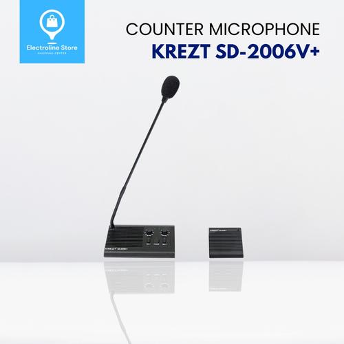 Jual Microphone Loket KREZT SD-2006V+ Counter Microphone Mik Kasir 2 ...