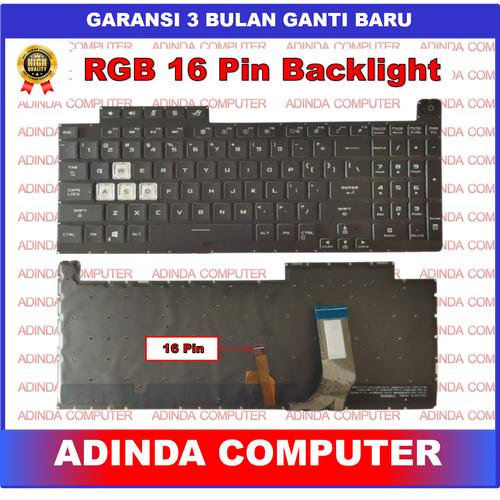 Jual Keyboard Asus ROG Strix G731 G731GD G731GT G731GU Backlight - RGB 16Pin Light - Kab. Bogor ...