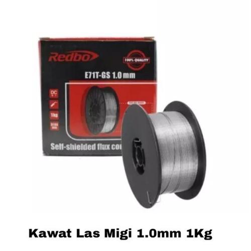 Promo REDBO FLUX-CORED WIRE AWS E71T-GS 1.0MM X 1 KG/SPOOL / KAWAT LAS ...
