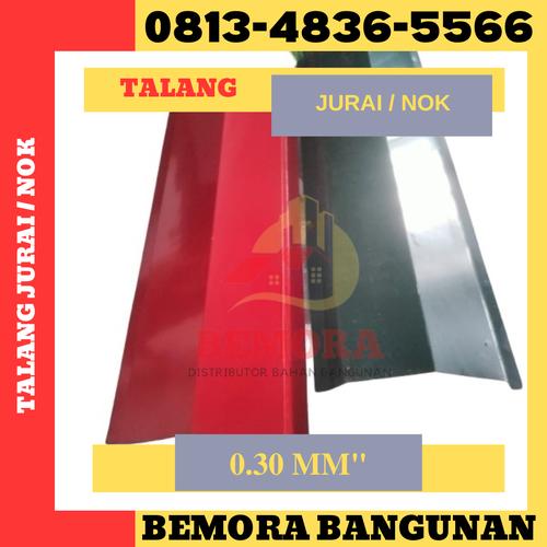 Jual Talang Jurai Galvalum / Nok Galvalum 0.30 mm (free ongkir) - 1 mtr ...