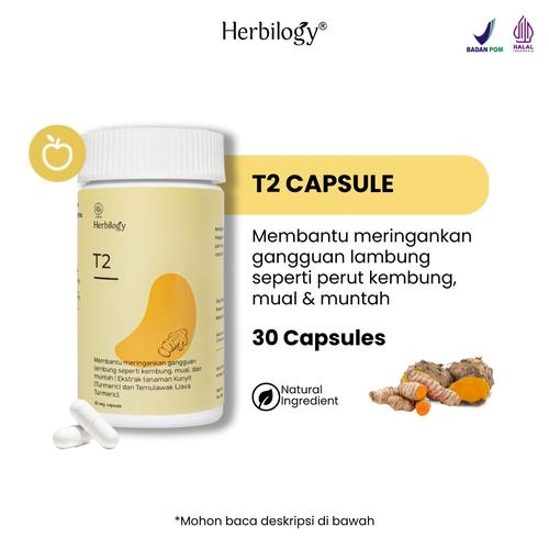 Jual T2 Capsule Turmeric & Java Turmeric Extract) 30 caps - Herbilogy ...