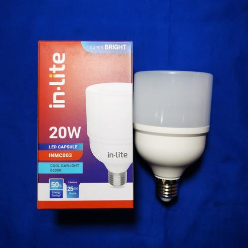 Jual INMC003 Bohlam Lampu LED 20W Watt Super Bright Kapsul Capsule ...
