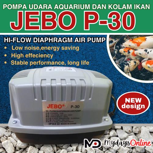 Jual JEBO P30 P-30 Pompa Udara Aerator Air Pump Blower Aquarium Kolam ...