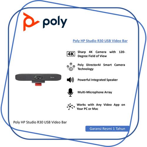 Promo Poly HP Studio R30 USB Video Bar (842D2AA#ABB) - Jakarta Pusat ...