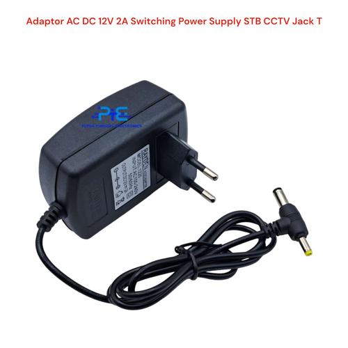 Jual Adaptor AC DC 12V 2A Switching Power Supply STB CCTV Jack T ...