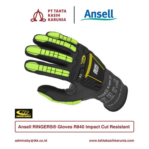 Jual Ansell RINGERS Gloves R840 Impact Cut Resistant (Sarung Tangan ...