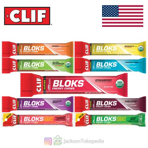 Jual Clif Bloks Energy Chews Semua Rasa / Cliff Blocks Chew Not Gel Bar ...