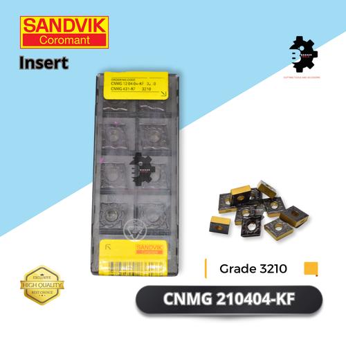 Jual INSERT CNMG 120404 - KF / GRADE 3210 - MERK SANDVIK - Insert Pahat Bubut - Pisau Pahat ...