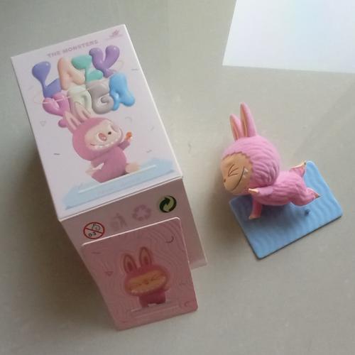 Jual the monsters labubu lazy yoga sweating action figure popmart pop ...