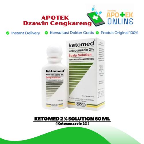 Jual KETOMED 2% SOLUTION 60ML ( Ketoconazole 2% ) - Jakarta Barat ...