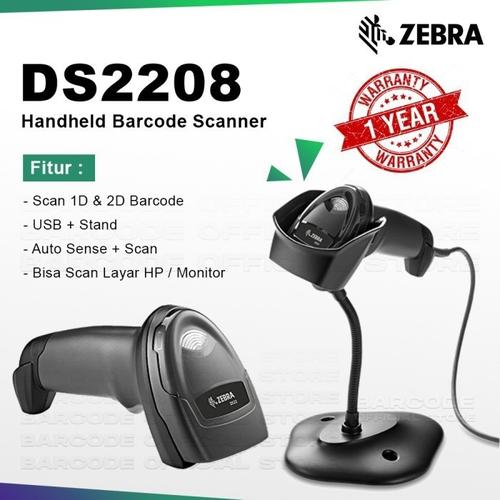 Jual 2D BARCODE SCANNER ZEBRA DS-2208 | DS-22 - Zebra DS2208 - Jakarta ...
