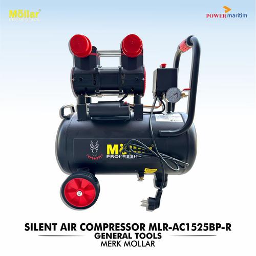 Jual Kompresor Angin Udara Merk Mollar Silent Air Compressor 25 Liter 8 ...