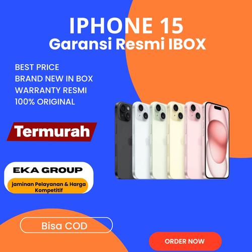 Jual IBOX IPHONE 15 128GB | 256GB | 512GB GARANSI RESMI APPLE INDONESIA ...