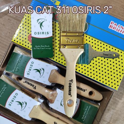 Jual OSIRIS KUAS CAT DINDING/TEMBOK 2" INCH OSIRIS GAGANG ASLI KAYU ...
