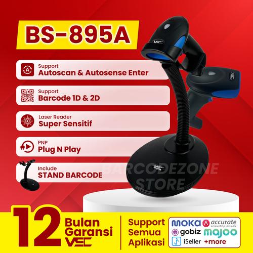 Jual 2D BARCODE SCANNER E-FAKTUR VSC BS-899(QR CODE-PDF 417-EFAKTUR ...