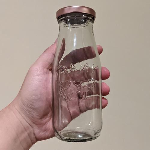 Jual BOTTLE Botol Milk Susu Diary Classic Klasik Elegan Clear Glass ...
