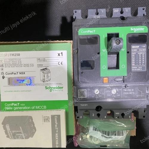 Jual MCCB C25F3TM200/250 NSX 250F NEW 200/250A 3POLE 200AMPERE ORIGINAL ...