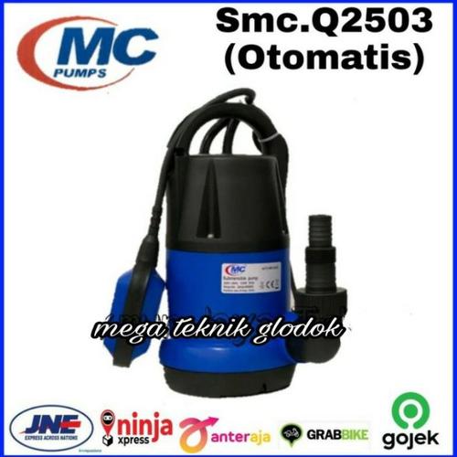 Jual Pompa Air Celup Kolam Ikan SMC.Q2503 Pompa Air 125Watt Otomatis ...