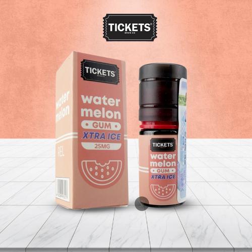 Jual Tickets Watermelon Gum Xtra Ice Salt Nic 30ML by EJM / Liquid ...