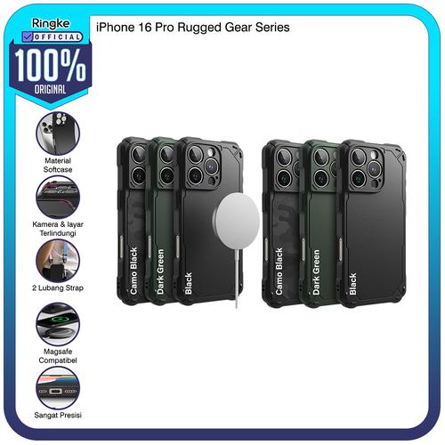 Promo Case Ringke iPhone 16 Pro Rugged Gear / Rugged Gear Magnetic ...