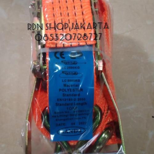 Jual BEST!!! Cargo Lashing 5 Ton x 10 Meter Track Belt Tali ikat barang ...