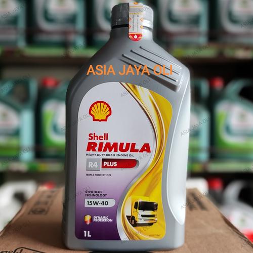 Jual Shell Rimula R4 Plus 15W-40 1 Liter - Kota Medan - ASIA JAYA OLI ...