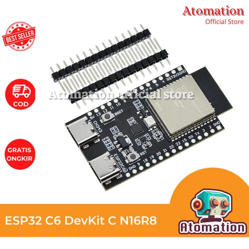 Promo ESP32 ESP-32 C6 Nano Support WiFi 6 Thread/ZigBee BLE 5 Dual Type ...