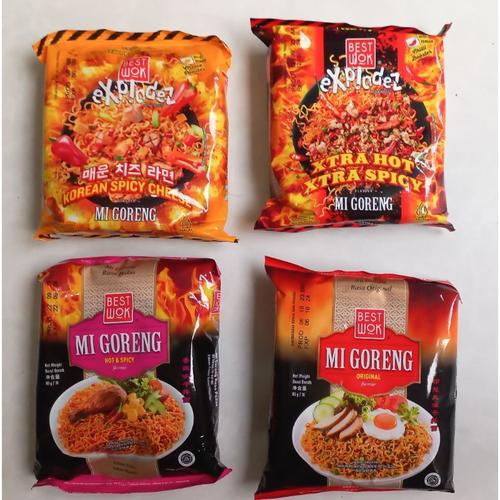 Jual Best Wok Mie 85gr Mie Goreng Instant all varian - extraHot&Spicy ...