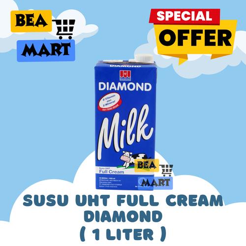 Jual Susu UHT Diamond Milk Full Cream 1 Liter | Susu UHT Putih / Plain ...