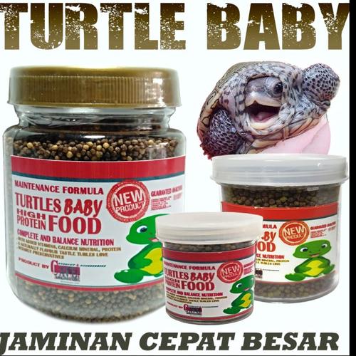 Promo Makanan pakan anak bayi kura ambon brazil res baby high protein ...