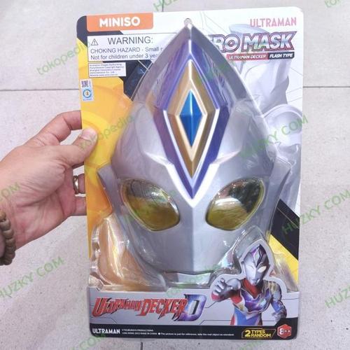 Jual Best Seller MINISO HERO Mask / Topeng SUPERHERO ULTRAMAN Decker ...
