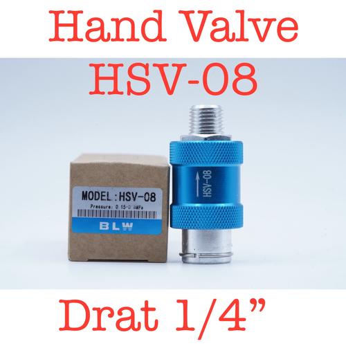 Jual HSV-08 HSV08 Hand Slide Valve 1/4" Pneumatic Control Switch Hand ...