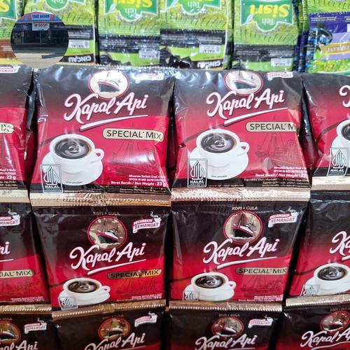 Jual Kopi Kapal Api 23gr x 10 special mix gula aren gula pisah - Kota ...