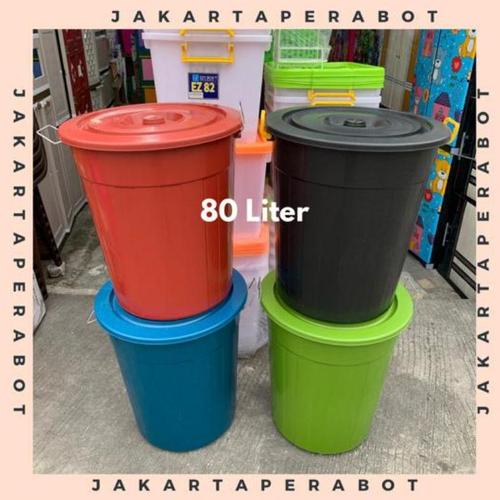 Jual ORIGINAL!!! EMBER PLASTIK 80 LITER / EMBER PLASTIK BESAR / EMBER 80 LITER WARNA / EMBER AIR ...