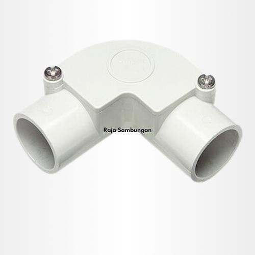 Jual Elbow PVC Clipsal 20 mm Putih Knie Knee Belokan Pipa Paralon ...