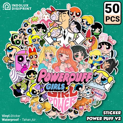 Promo 50 PCS STIKER POWER PUFF GIRLS STIKER AESTHETIC STIKER KARTUN ...