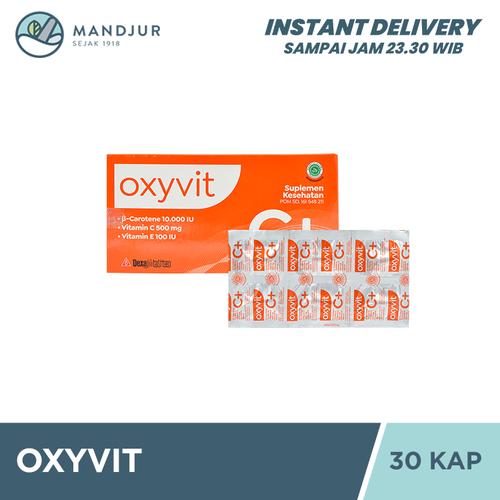 Jual Oxyvit Box 30 Kaplet - Suplemen Kebutuhan Vitamin A, C, dan E ...