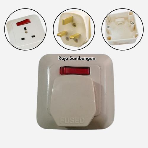Jual Set Stop Kontak Outbow AC Broco 4155 Colokan 3 kaki 8 x 8 cm ...