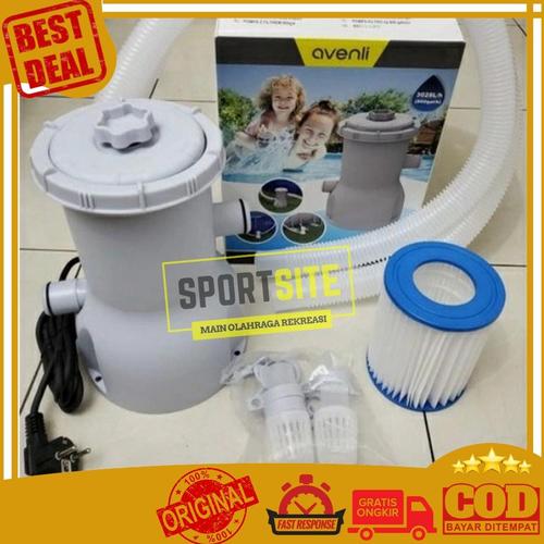 Jual Filter Kolam Renang Clean Pump Pompa Avenli Swimming Pool 800 gal ...