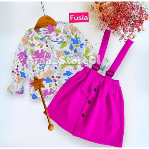 Promo SET BAJU BUNGA ANAK MURAH Setelan Baju anak perempuan Overall ...