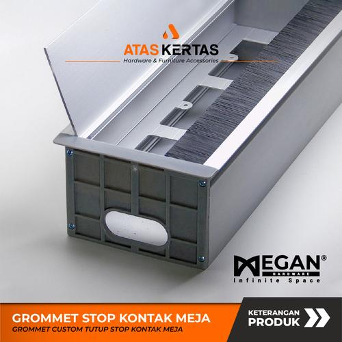 Jual gromet tutup lubang kabel meja / box dudukan stop kontak meja ...