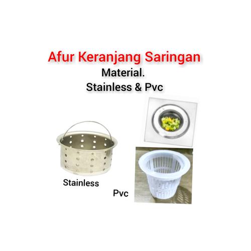 Jual Afur Keranjang Saringan Bak Cuci Piring Drain Sink Filter Avur ...