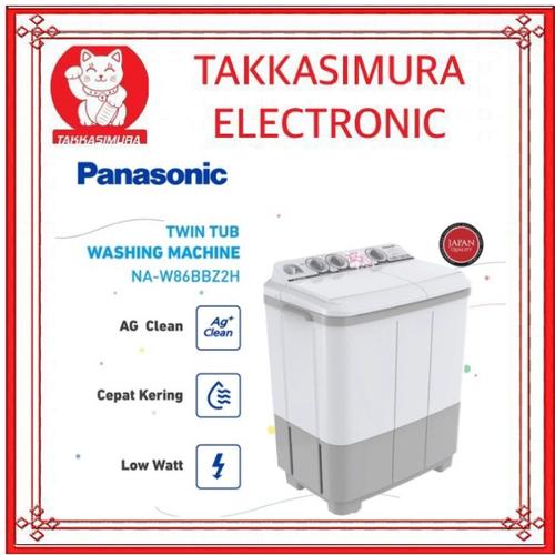 Jual Panasonic NA-W86BBZ[PUTIH] MESIN CUCI 2TABUNG 8.5KG - Jakarta ...