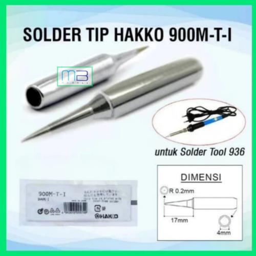 Jual Mata Solder Hakko 900M-T-I For Solder Tool 936 - 900M-T-I - Kota Denpasar - meBALI | Tokopedia