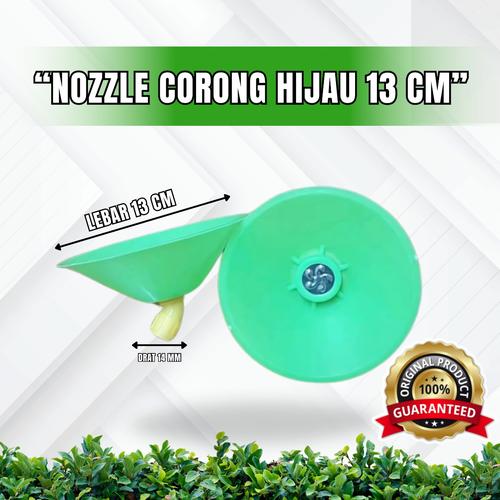 Promo NOZZLE CORONG HIJAU 13CM (nozzle sprayer corong hijau drat 14mm ...