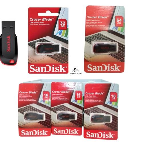 Jual Flashdisk Sandisk USB Flashdisk 2GB 4GB 8GB 16GB 32GB 64GB - 16 gb ...