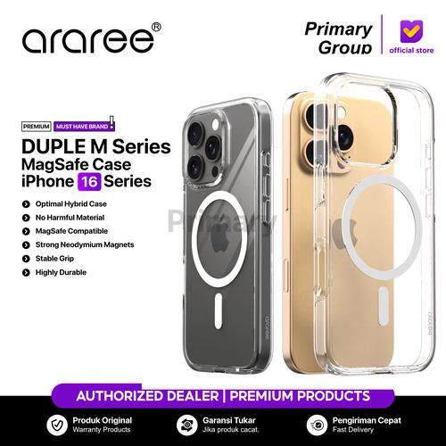 Promo Case iPhone 16 Pro Max 16 Pro ARAREE DUPLE M Magsafe Compatible ...