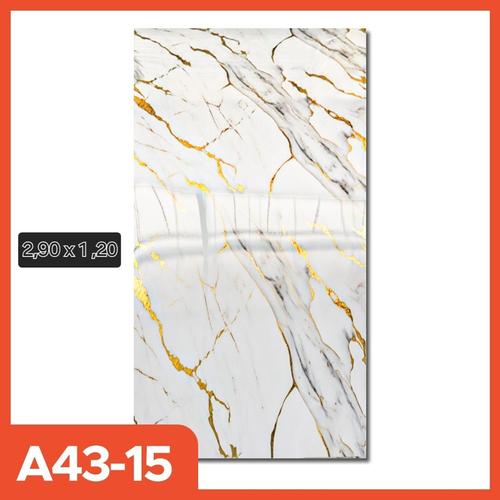 Jual UPVC Panel Marmer Pengganti HPL Panel Backdrop TV Harga Per Lembar ...