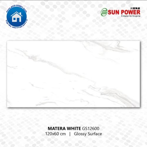 Jual Granit Lantai/Dinding 60x120 Motif Random Matera White Glossy Polished SUN POWER - Kab ...