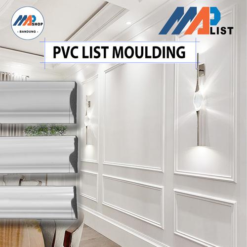 Jual PVC List Wall Moulding | Ukiran Dinding | List Putih - LP - 01 ...